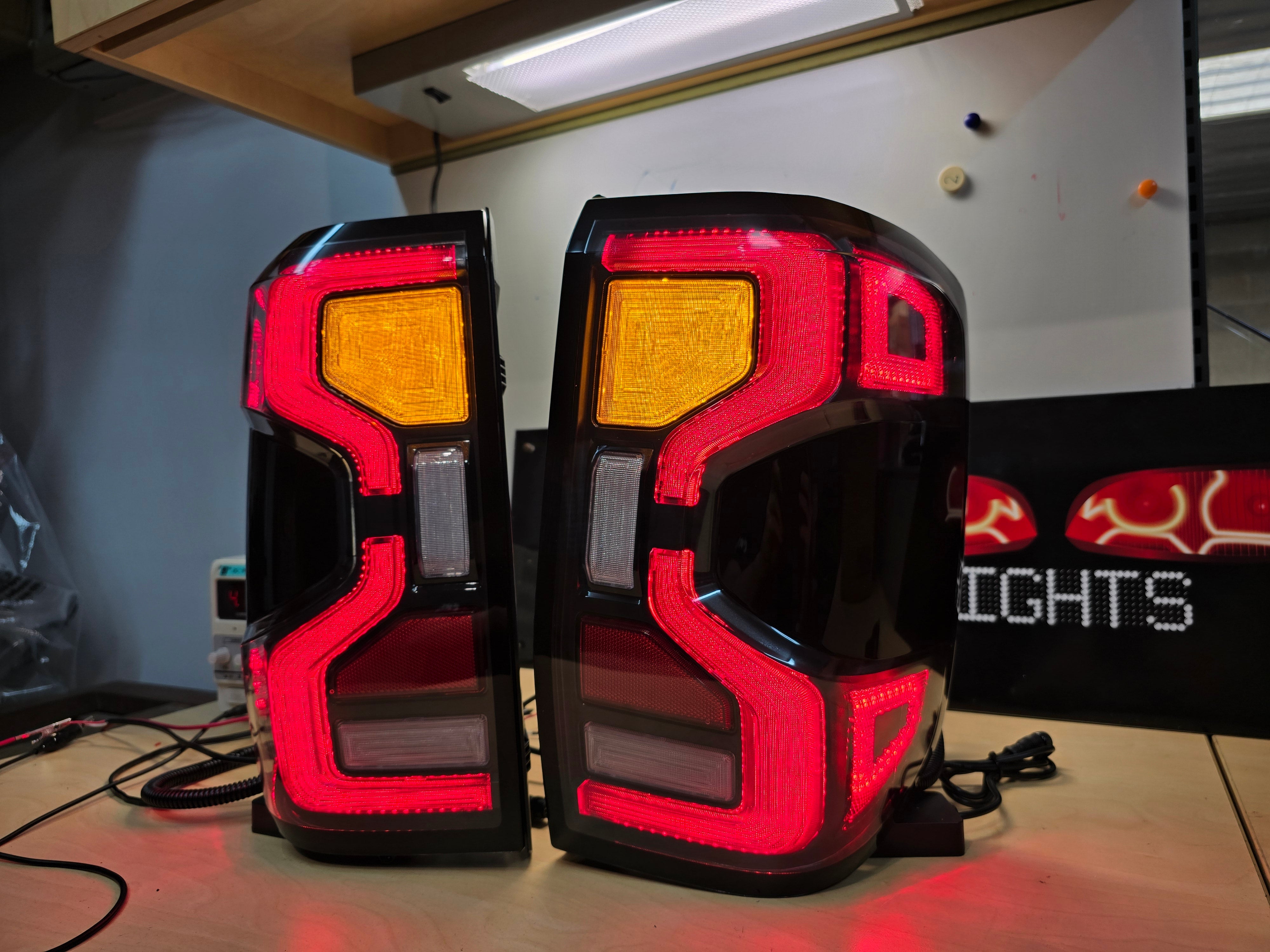Ford Ranger NEXT GEN XL XLS full LED tail lights | Dan's Custom Car Lights