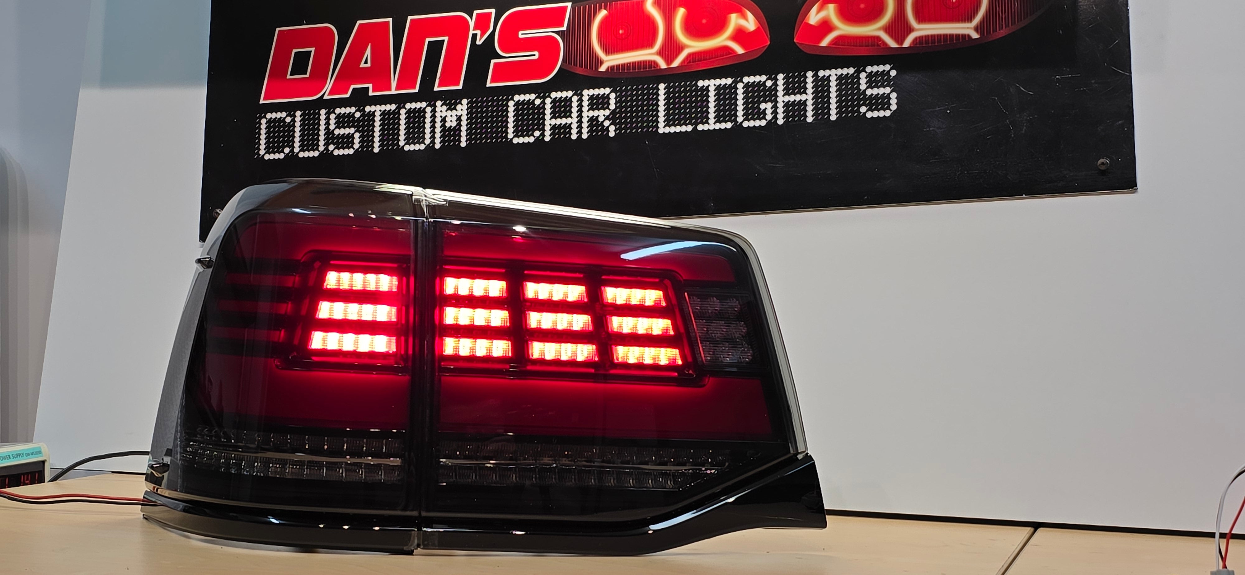 Toyota Landcruiser 200 Series Sequential Indicator Smoked FULL LED Tail ...