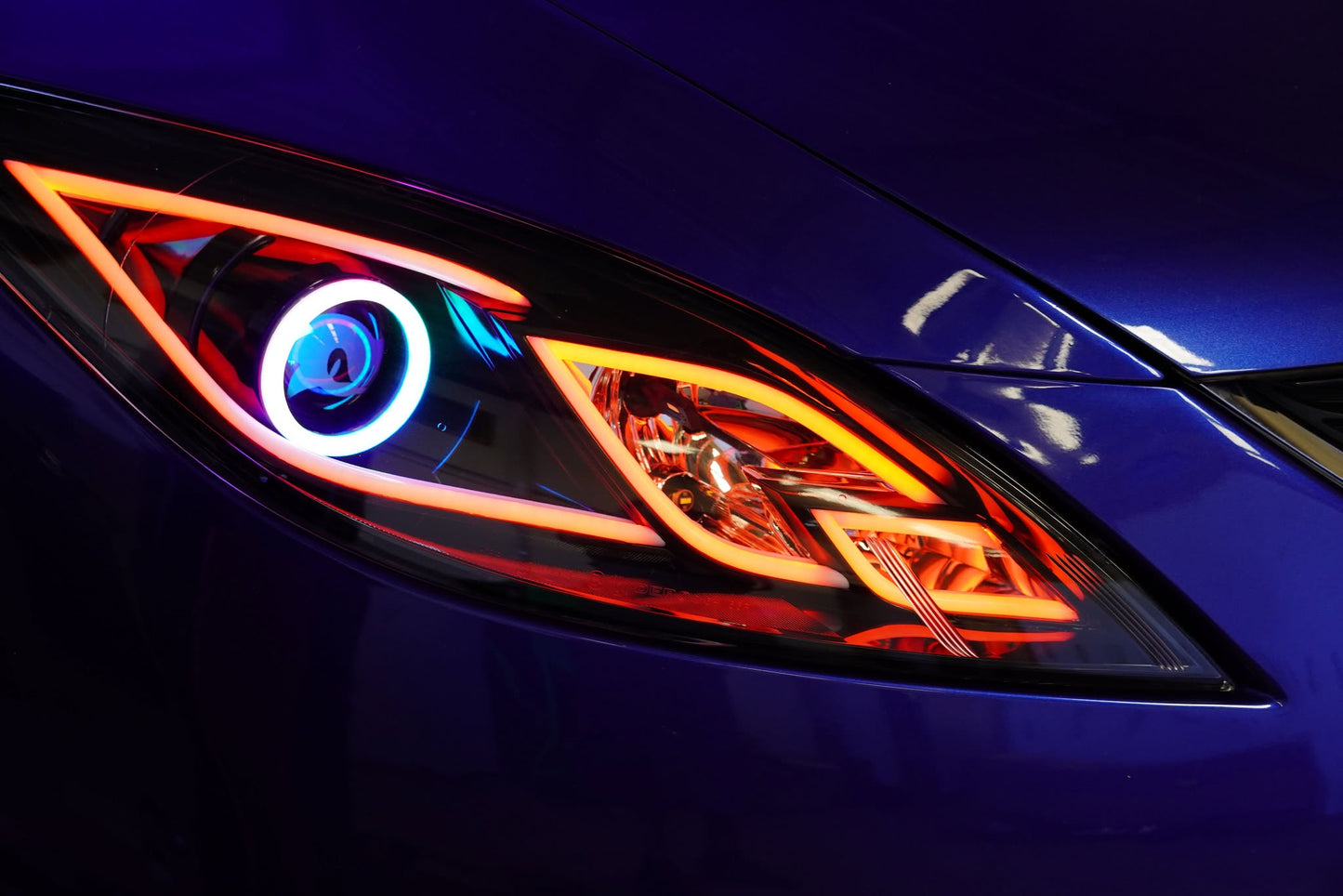 Mazda 6 GH (Sport & MPS) Projector Headlights with Multicoloured ...