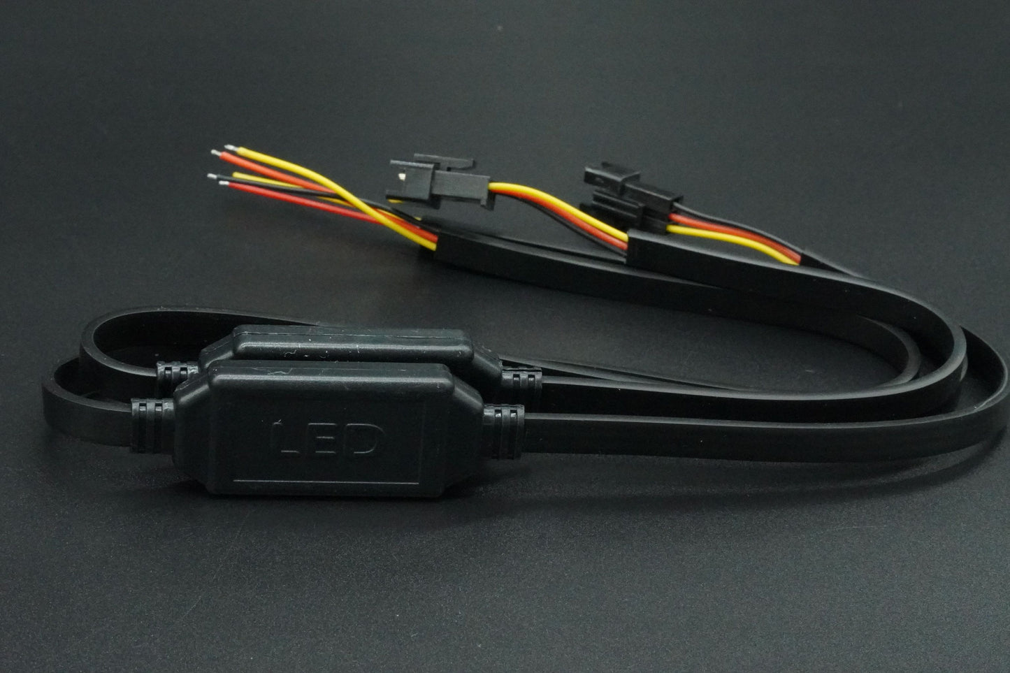 FLEXIBLE WHITE/AMBER LED DRL STRIP KIT - Option for switchback or sequ