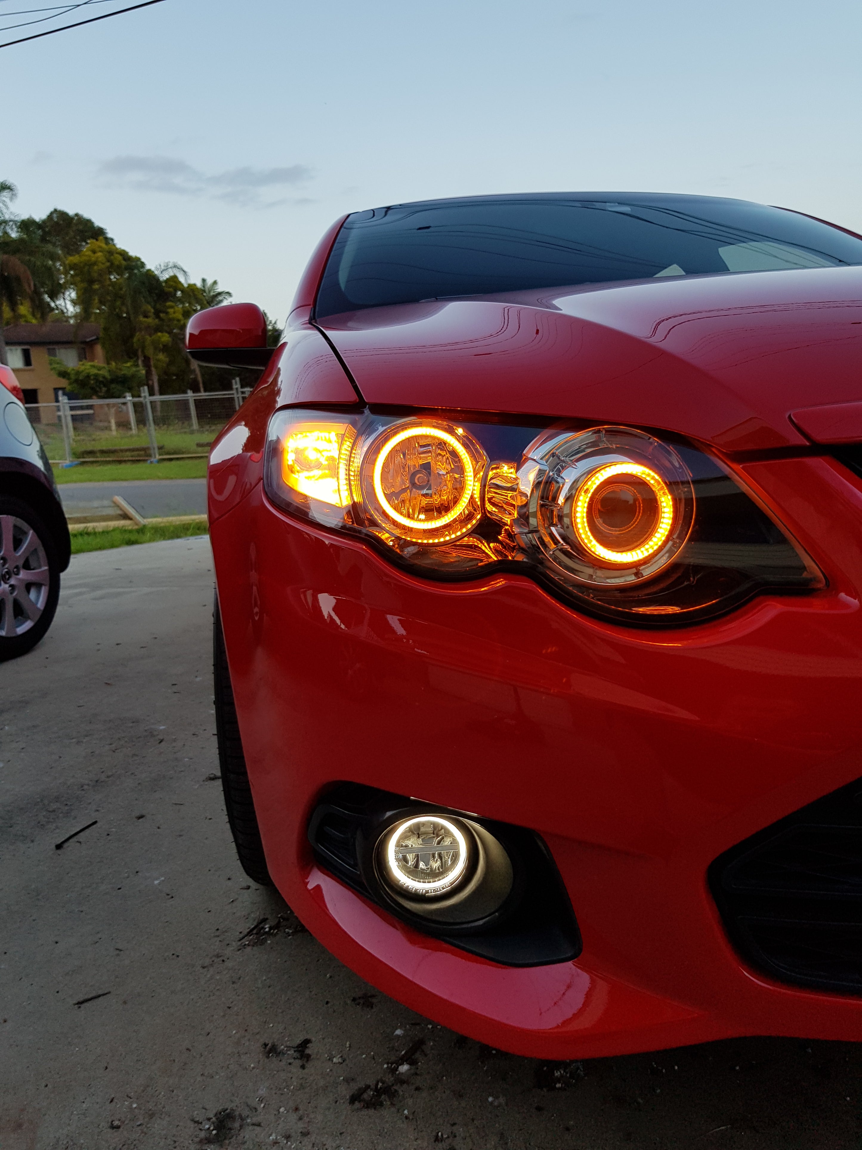 Ford Falcon FG XR6/XR8 MK2 Projector Headlights with Switchback Halo ...