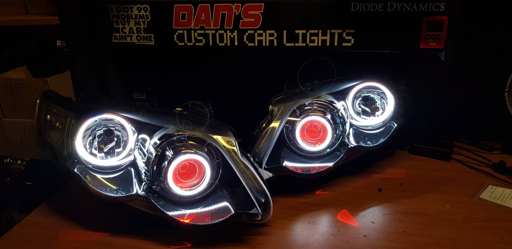 Ford Falcon FG XR6 XR8 MK2 with Halo rings and Dual Demon Eyes