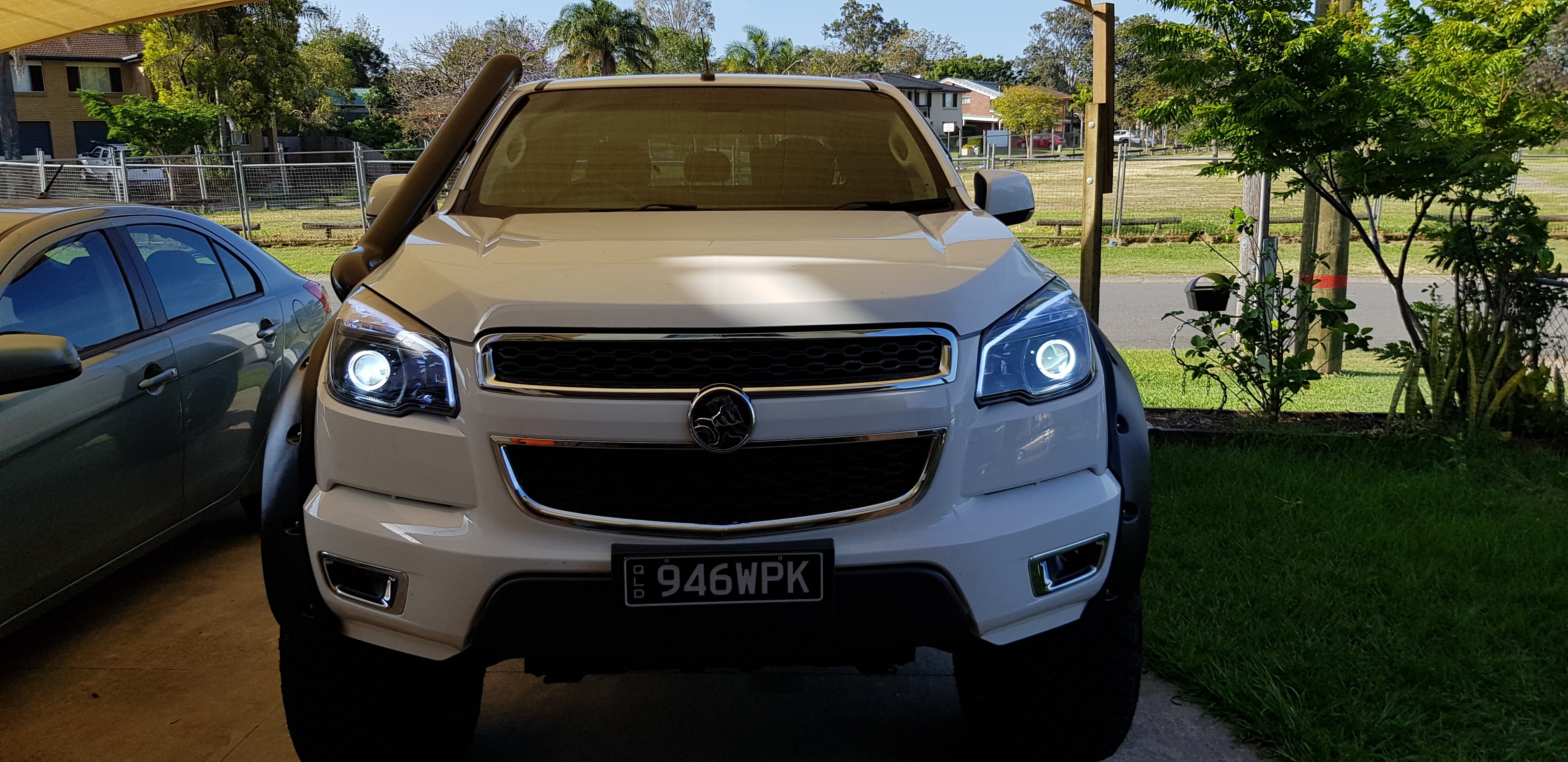Holden RG Colorado LTZ Headlights with Switchback Halo Rings and ...