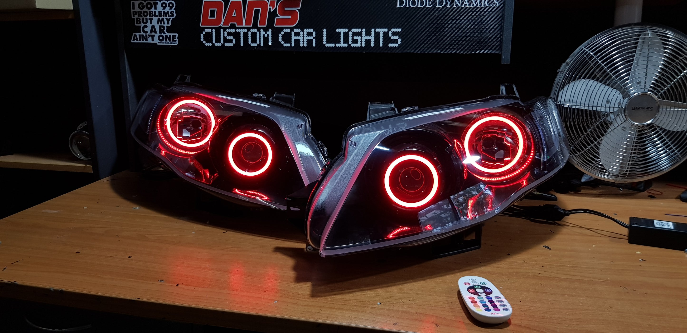 Ford Falcon FG MK2 G6E FPV XT Headlights with RGB Halo Rings | Dan's ...