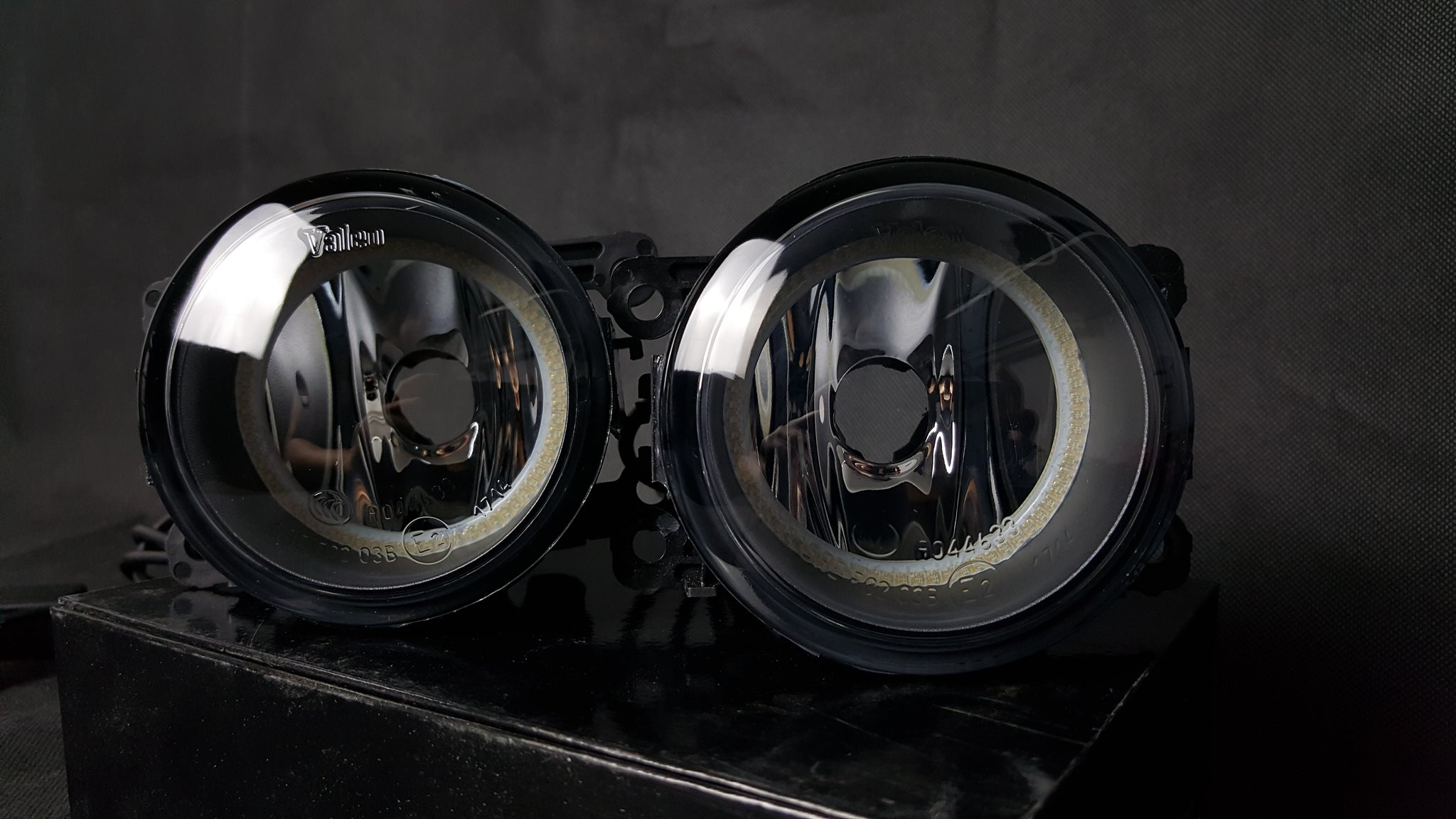 Universal 90mm Fog Lights with Multicolored LED Halo Rings | Dan's ...