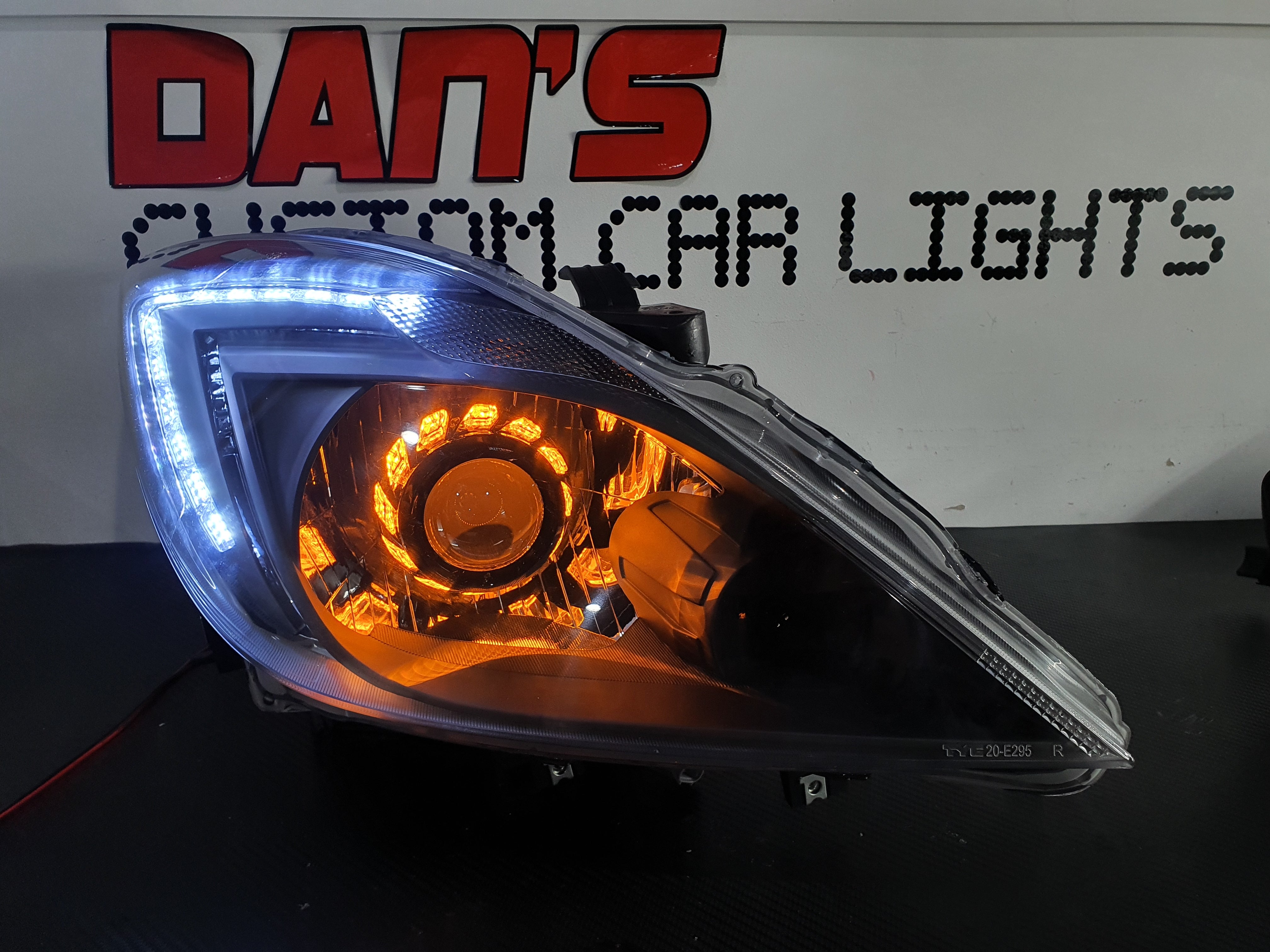 Mazda BT 50 UP 2011-2015 Headlights w/ Switchback DRL & Turbineshroud w ...